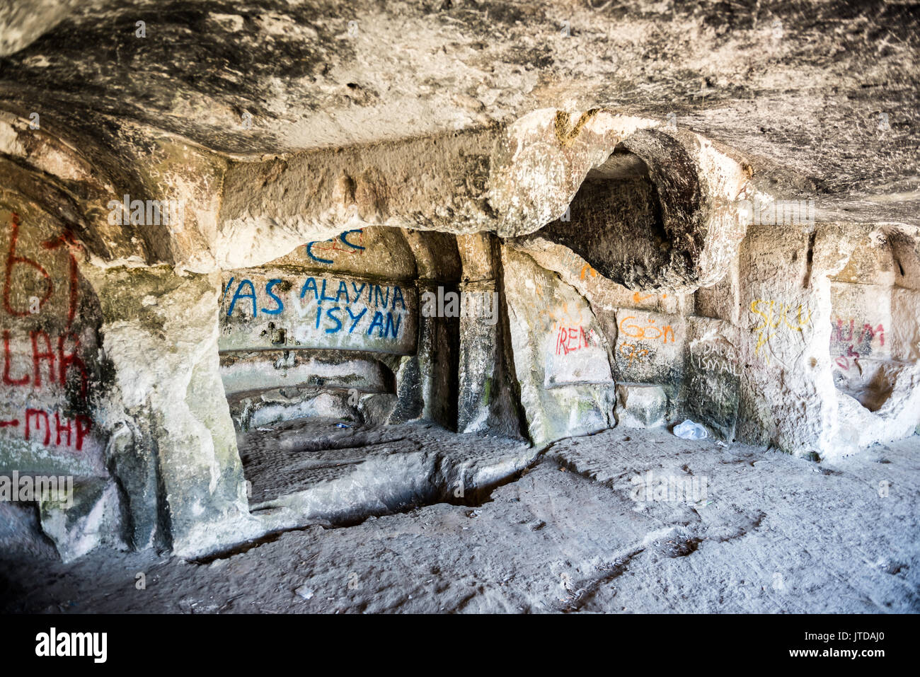 Inside of incegiz cave in Catalca,Istanbul,Turkey Stock Photo - Alamy