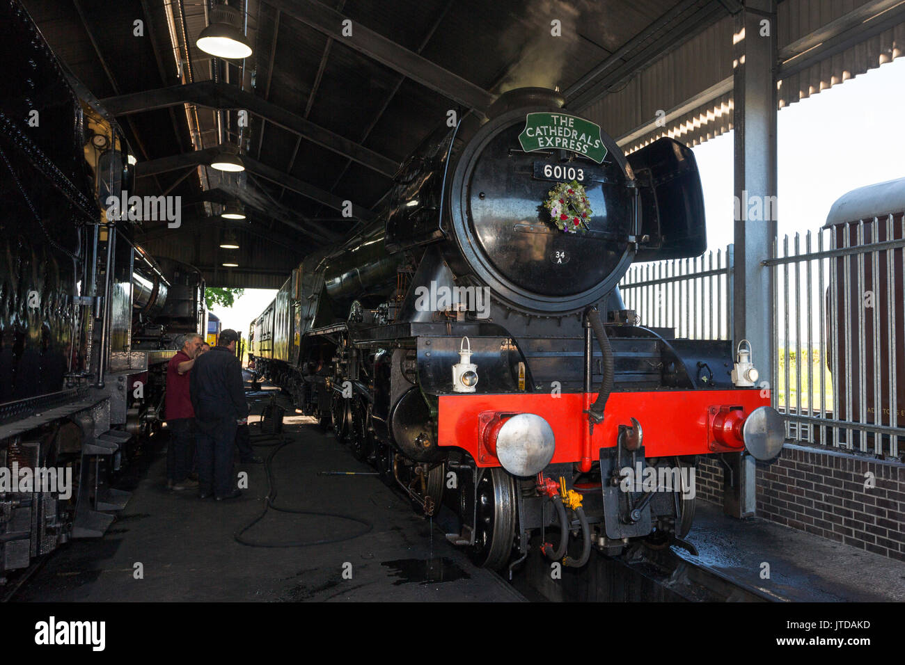The world famous ex-LNER steam locomotive No.60103 'Flying Scotsman' in ...
