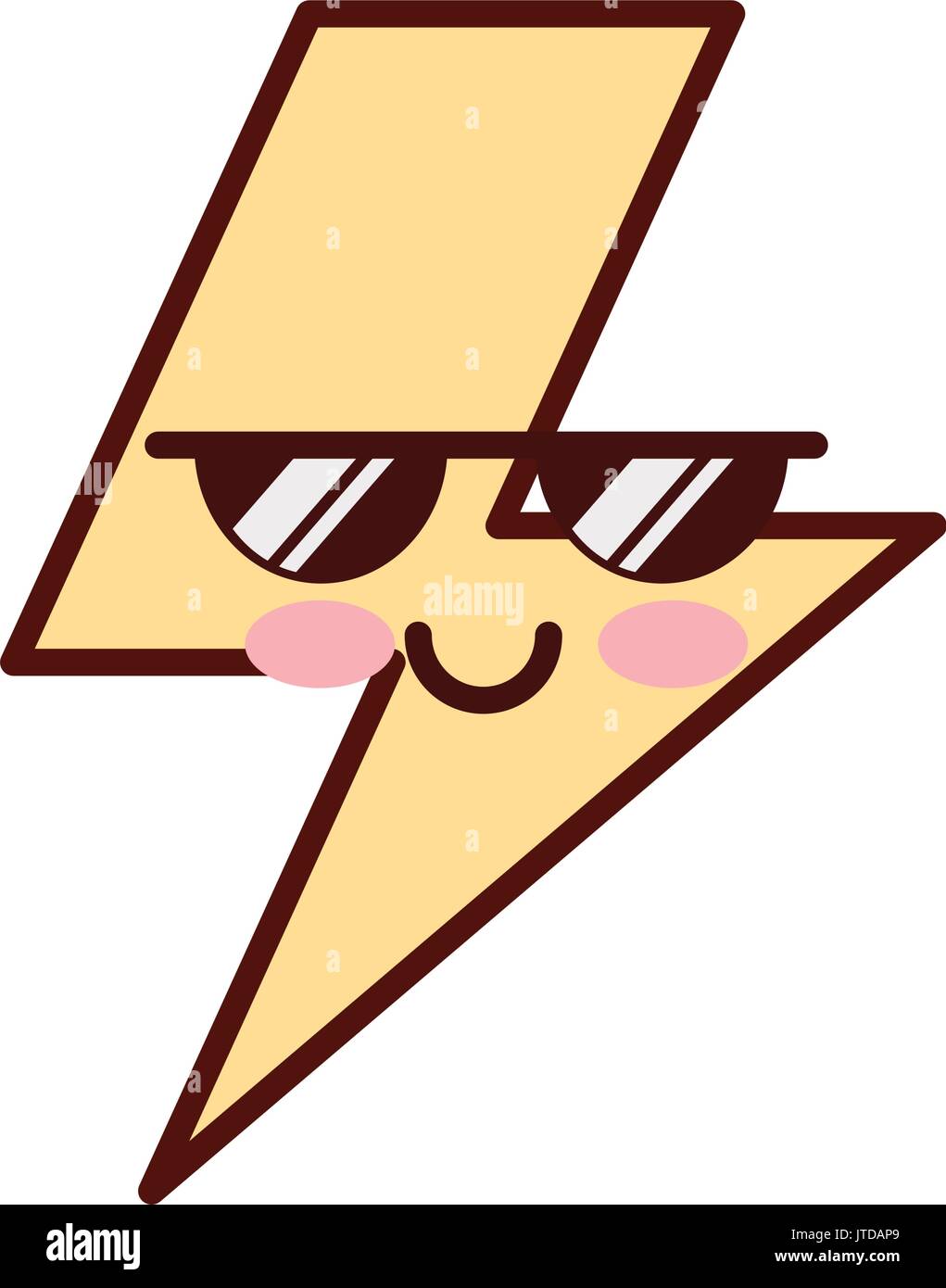 thunder ray kawaii character Stock Vector Image & Art - Alamy