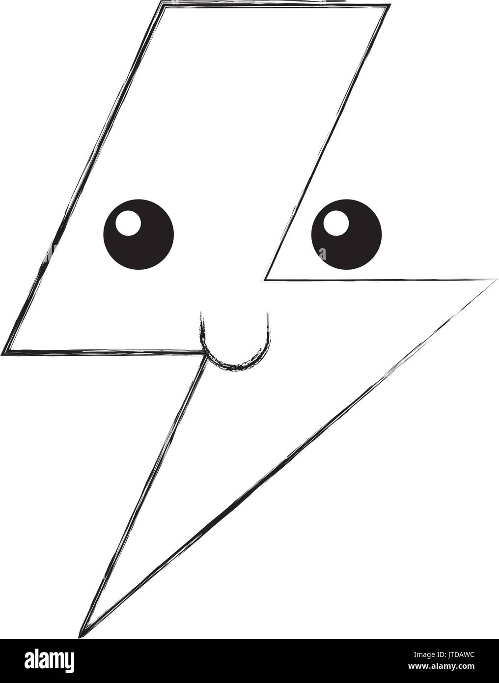 thunder ray kawaii character Stock Vector Image & Art - Alamy