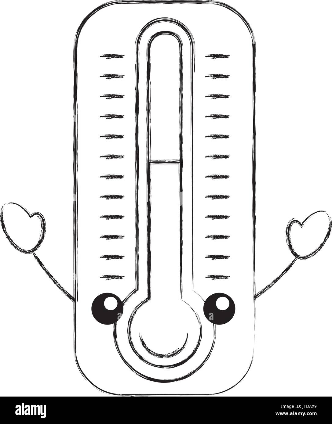 termometer measure kawaii character Stock Vector Image & Art - Alamy