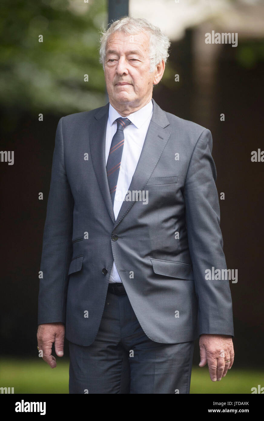 Retired police officer Alan Foster arrives at Warrington Magistrates ...