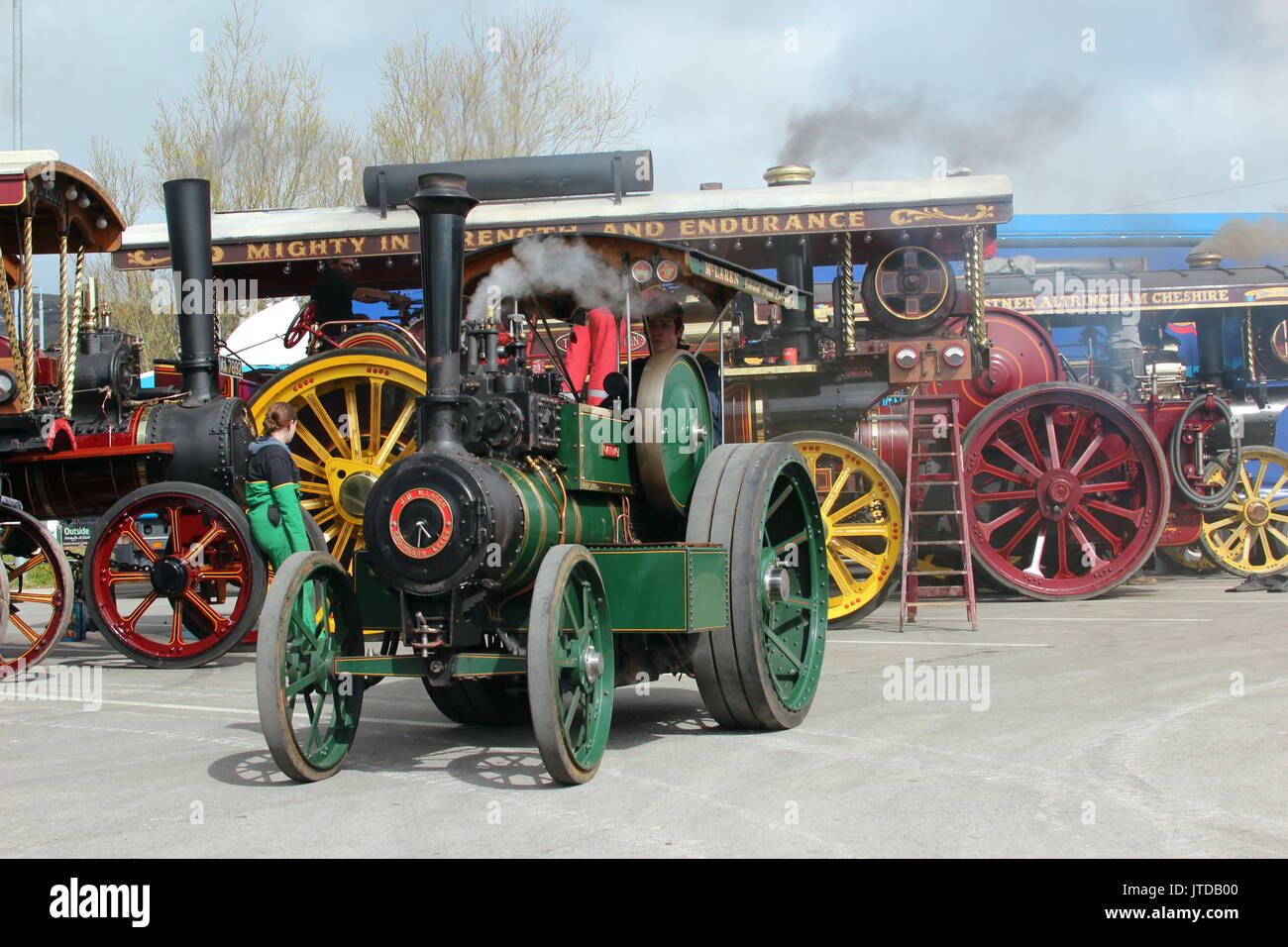 Traction engine fair in Llandudno Stock Photo - Alamy