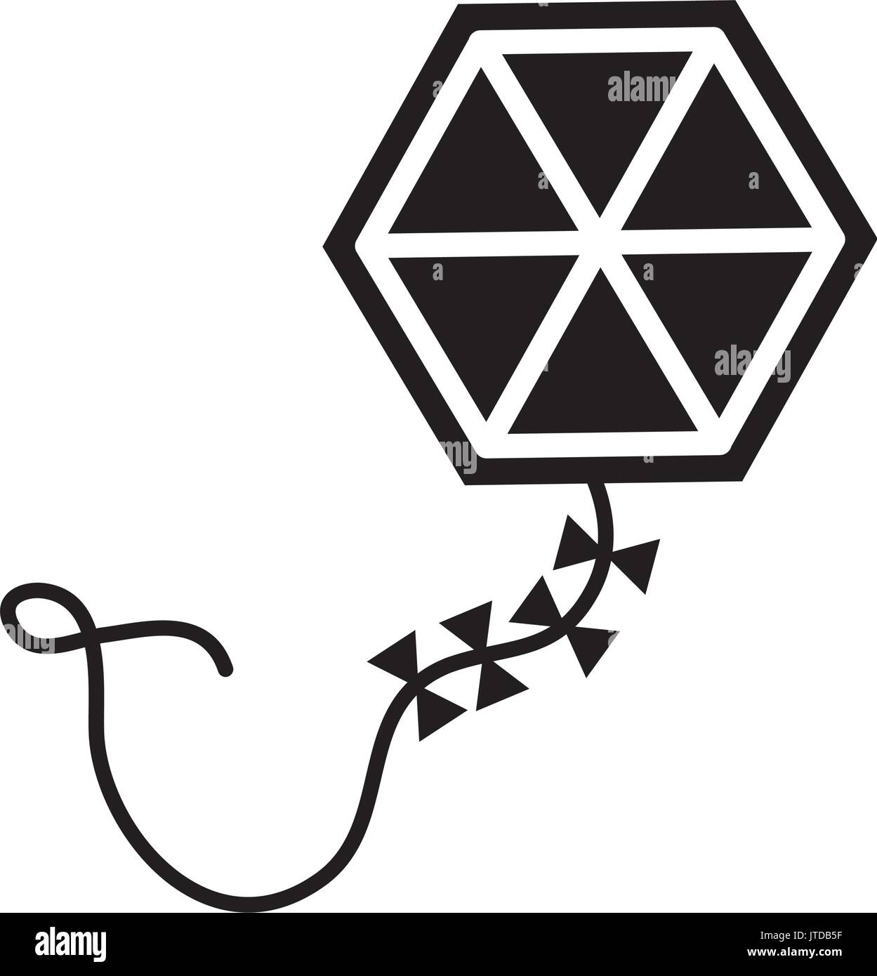 beautiful kite flying icon Stock Vector Image & Art - Alamy