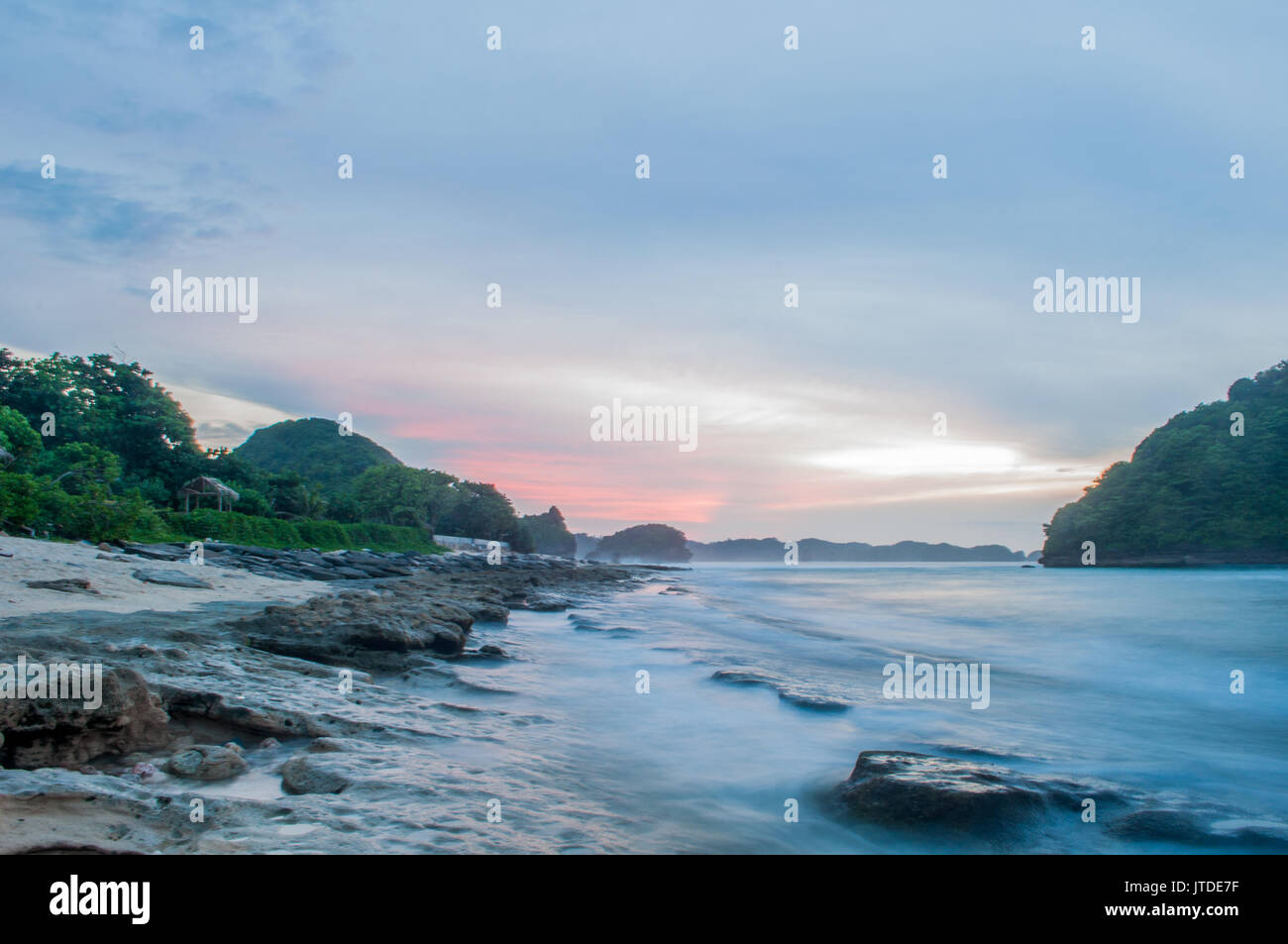 Sunrise at goa cina Stock Photo - Alamy