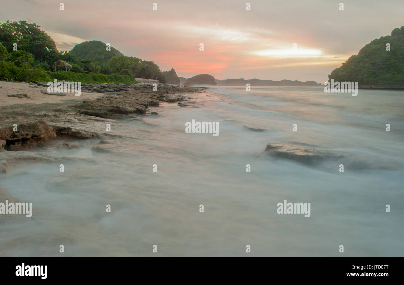 Sunrise at goa cina Stock Photo - Alamy