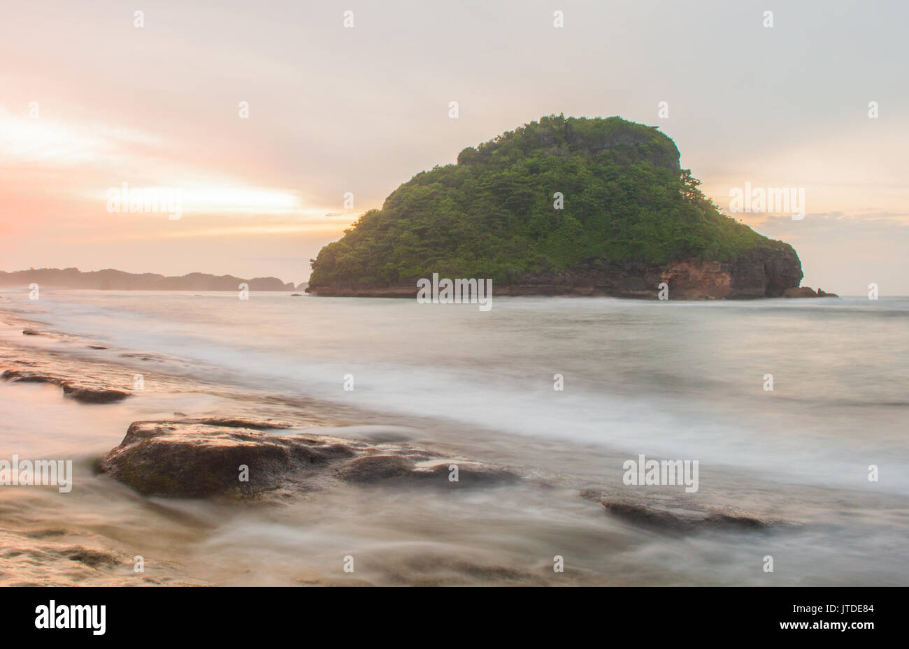 Sunrise at goa cina Stock Photo - Alamy