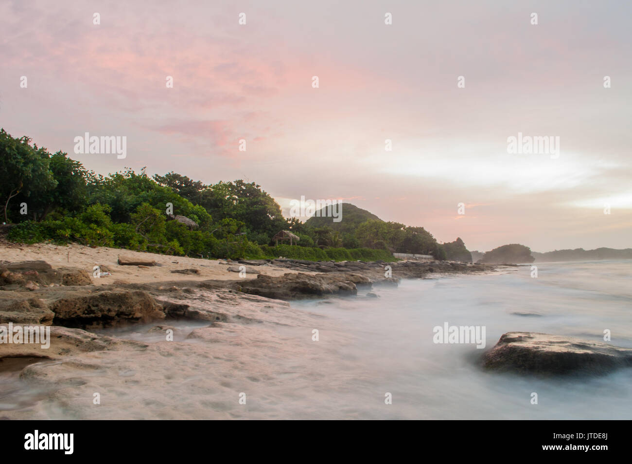 Sunrise at goa cina Stock Photo - Alamy
