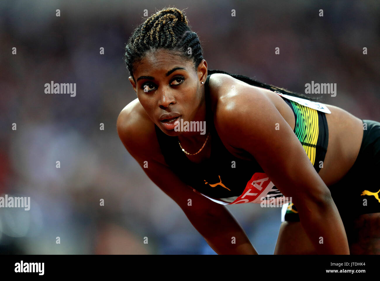 Jamaica's Jodean Williams after the Women's 200m Heat 1 during day five ...