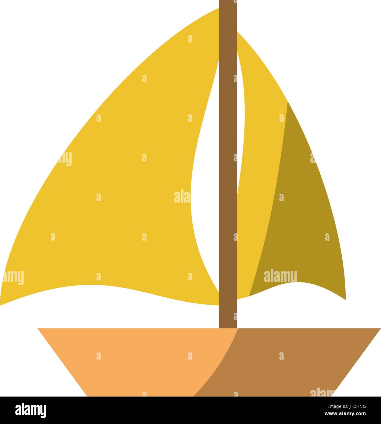 Sail boat symbol Stock Vector Image & Art - Alamy