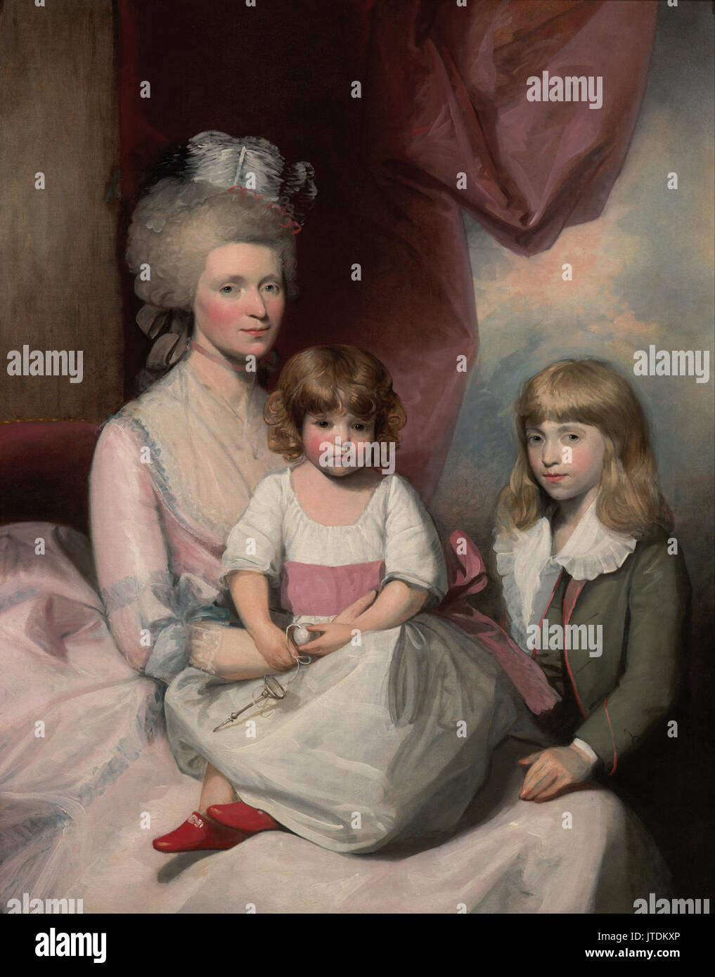 Gilbert Stuart's 'Portrait of a Family' is a renowned 18th-century ...