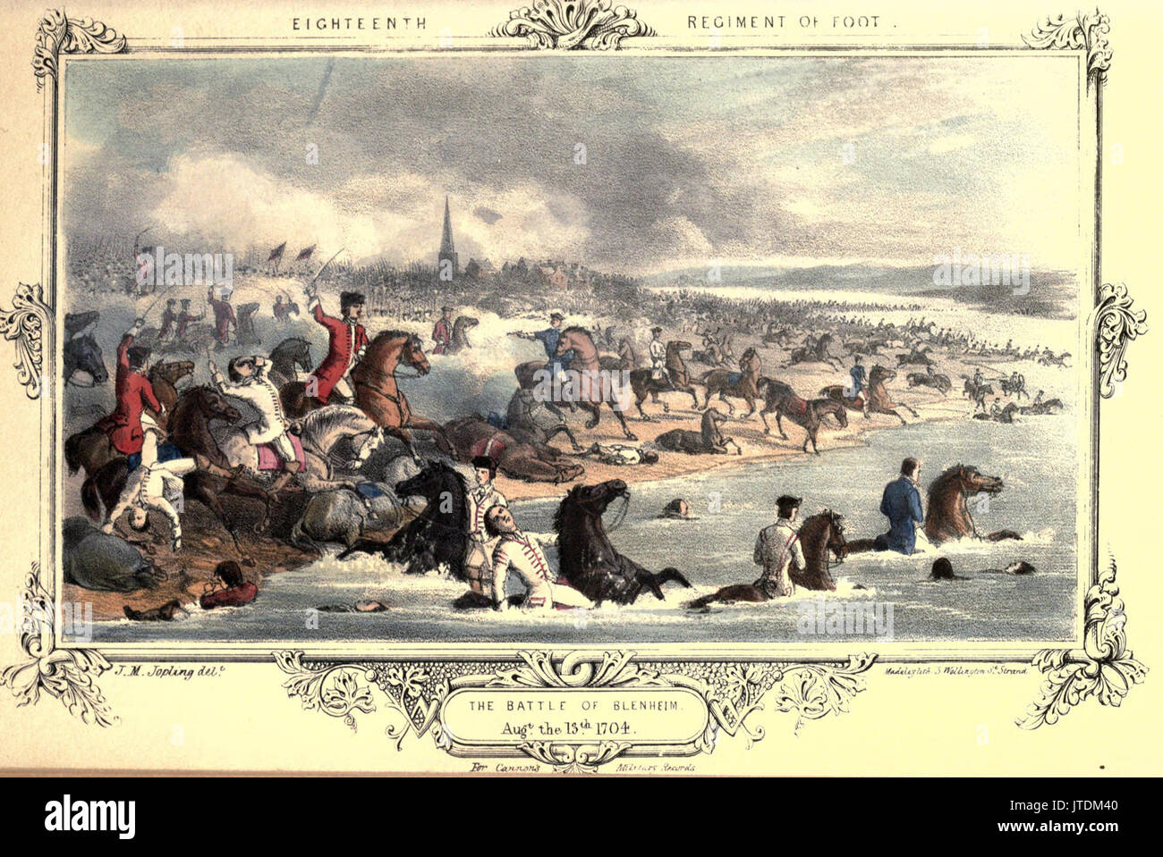 The Battle of Blenheim Stock Photo - Alamy