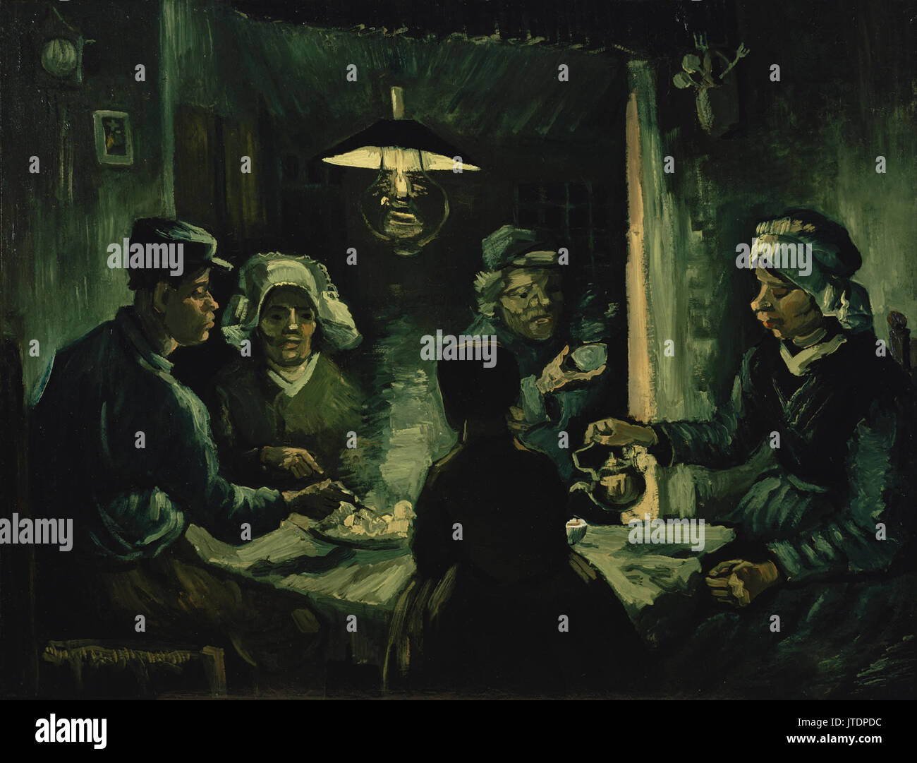 Vincent van Gogh The potato eaters Stock Photo - Alamy
