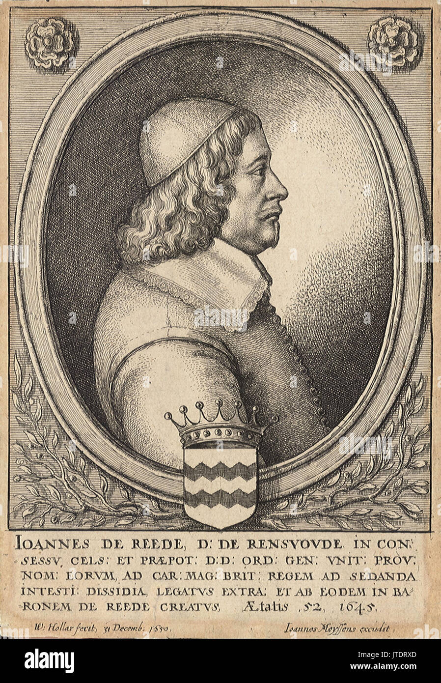 Wenceslas Hollar John de Reede Stock Photo - Alamy