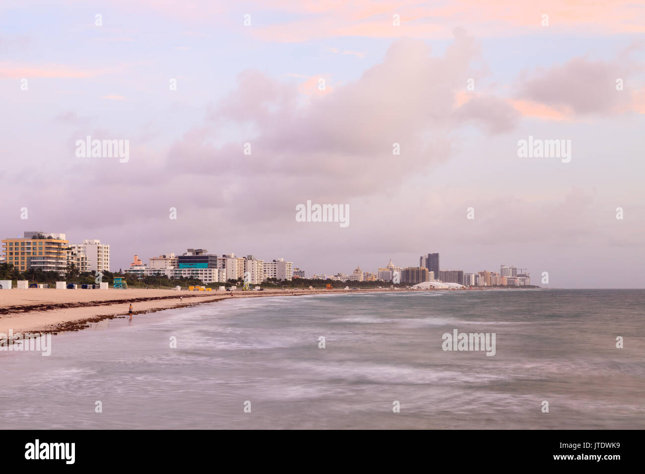 Miami beach sunrise hi-res stock photography and images - Alamy