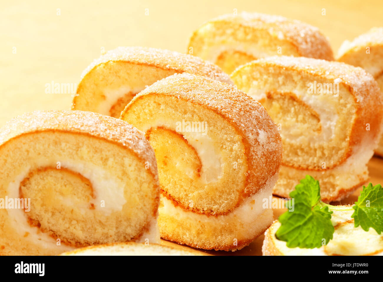 Cream cheese roll hi-res stock photography and images - Alamy