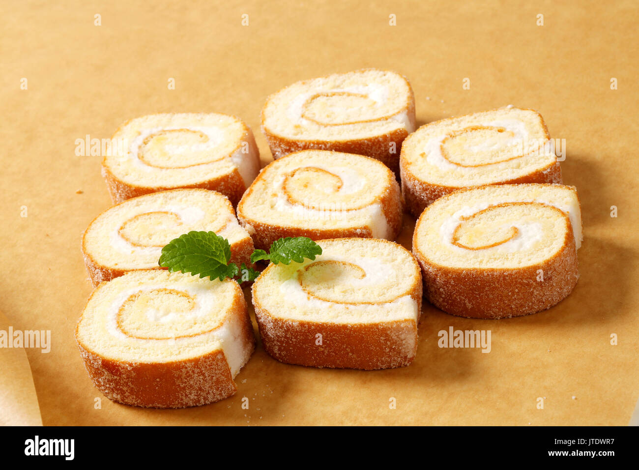 Cream cheese roll hi-res stock photography and images - Alamy