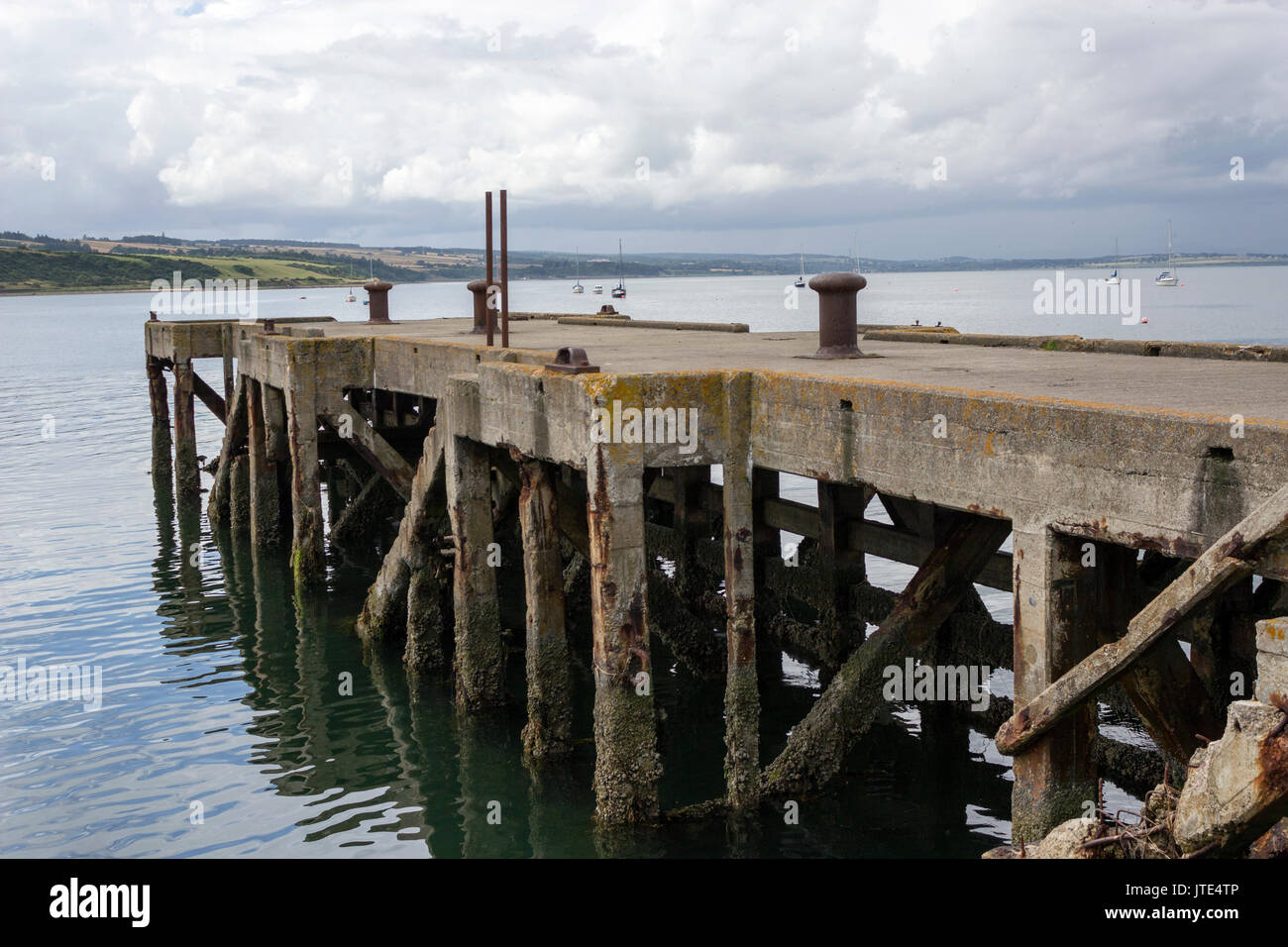 Scotland, Highlands, Scottish Scenery, Harbour, Concrete Pier, Sailing ...