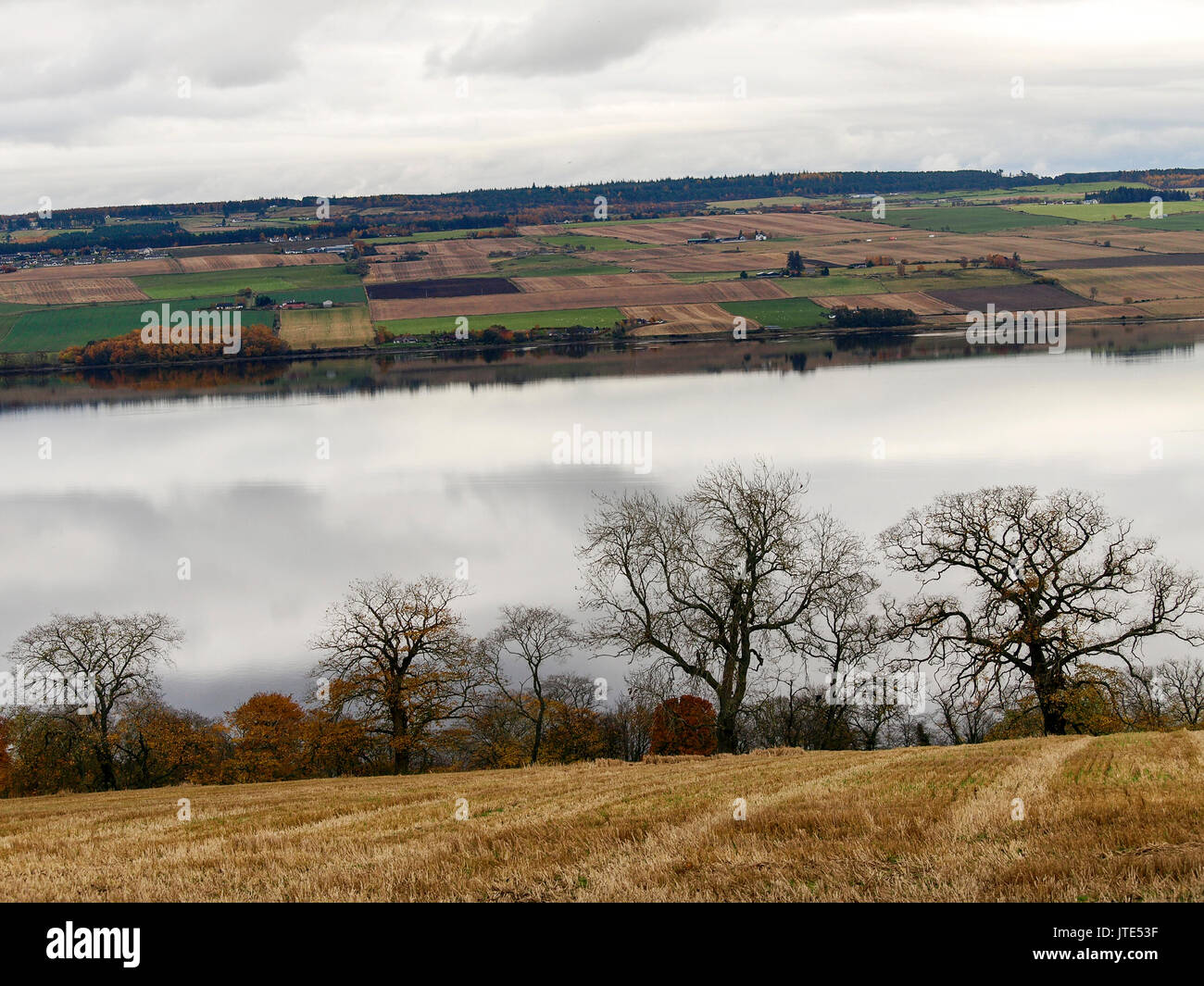 Scotland, Highlands, Scottish Scenery, Farmed Fields, Hay, Autumn ...
