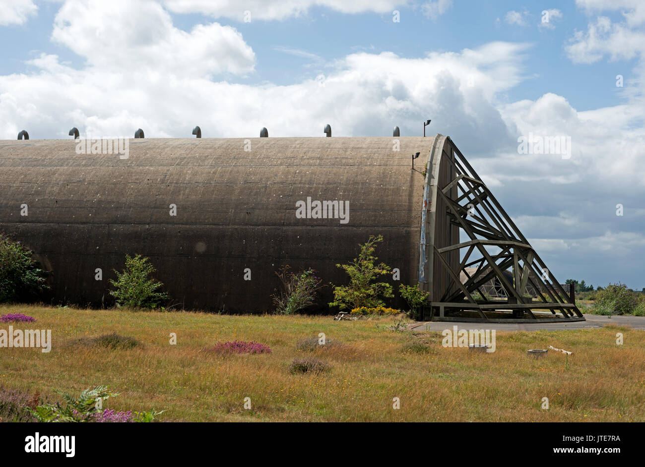 Military aircraft shelter Stock Photo - Alamy