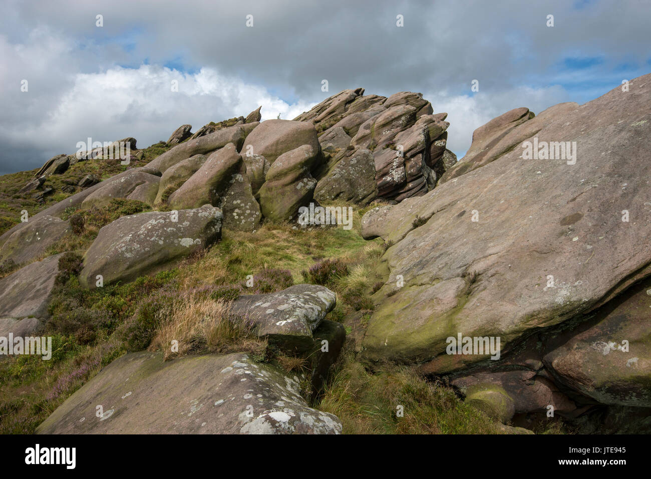 Ramshaw rocks near The Roaches in the Peak District national park ...