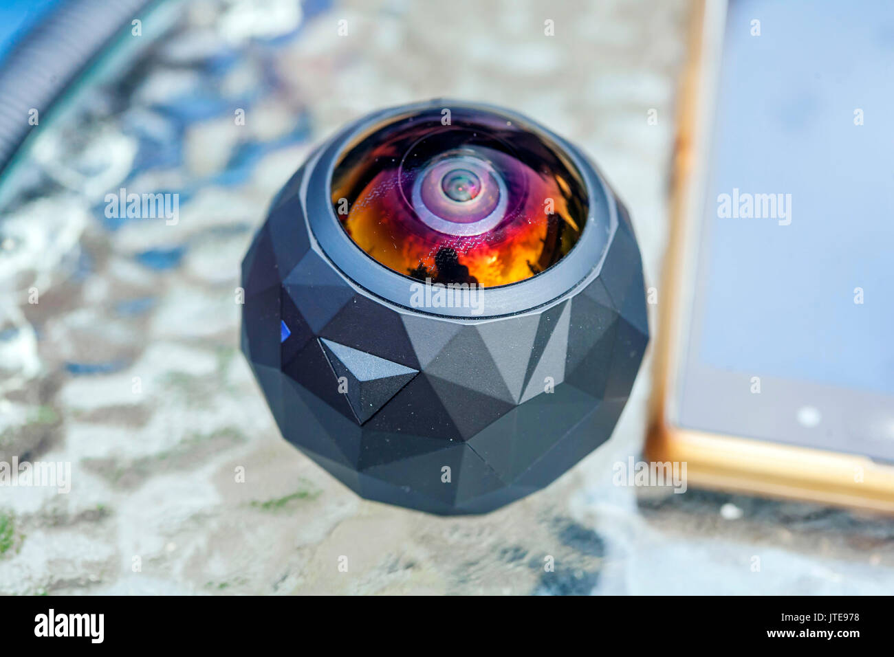 Three sixty degree camera Stock Photo - Alamy