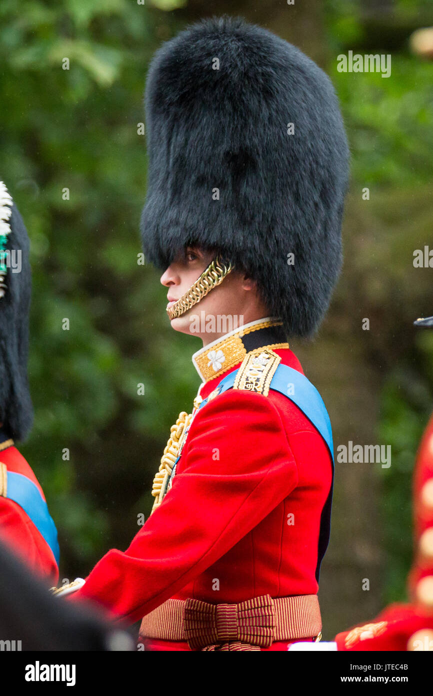 HRH Prince William, Duke of Cambridge wearing the ceremonial uniform ...
