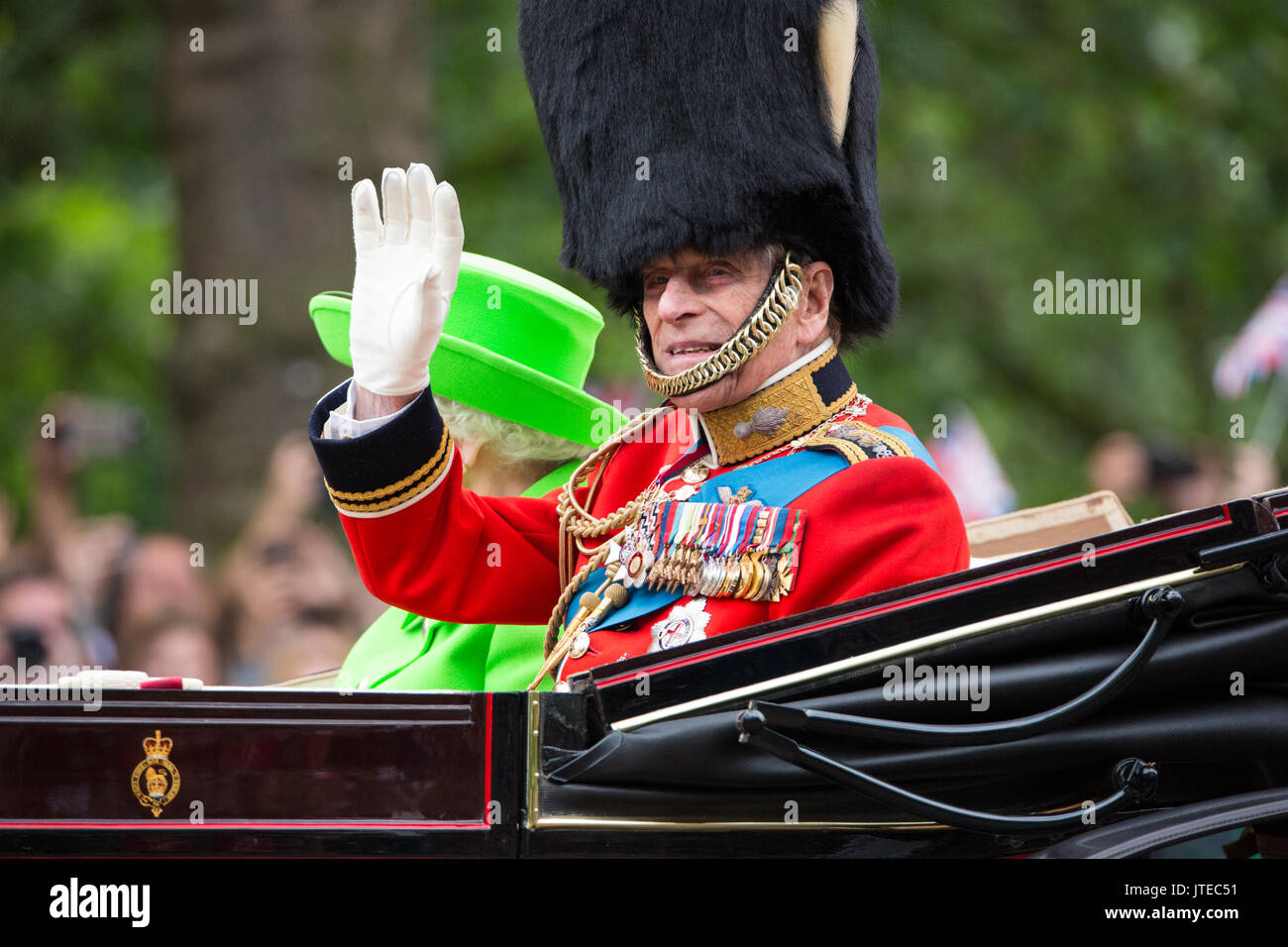 HRH Prince Philip, Duke of Edinburgh wearing the dress uniform for the ...