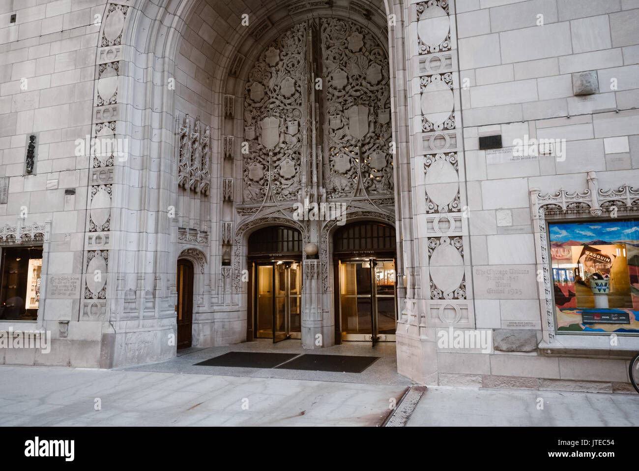 Chicago Tribune Tower High Resolution Stock Photography and Images - Alamy