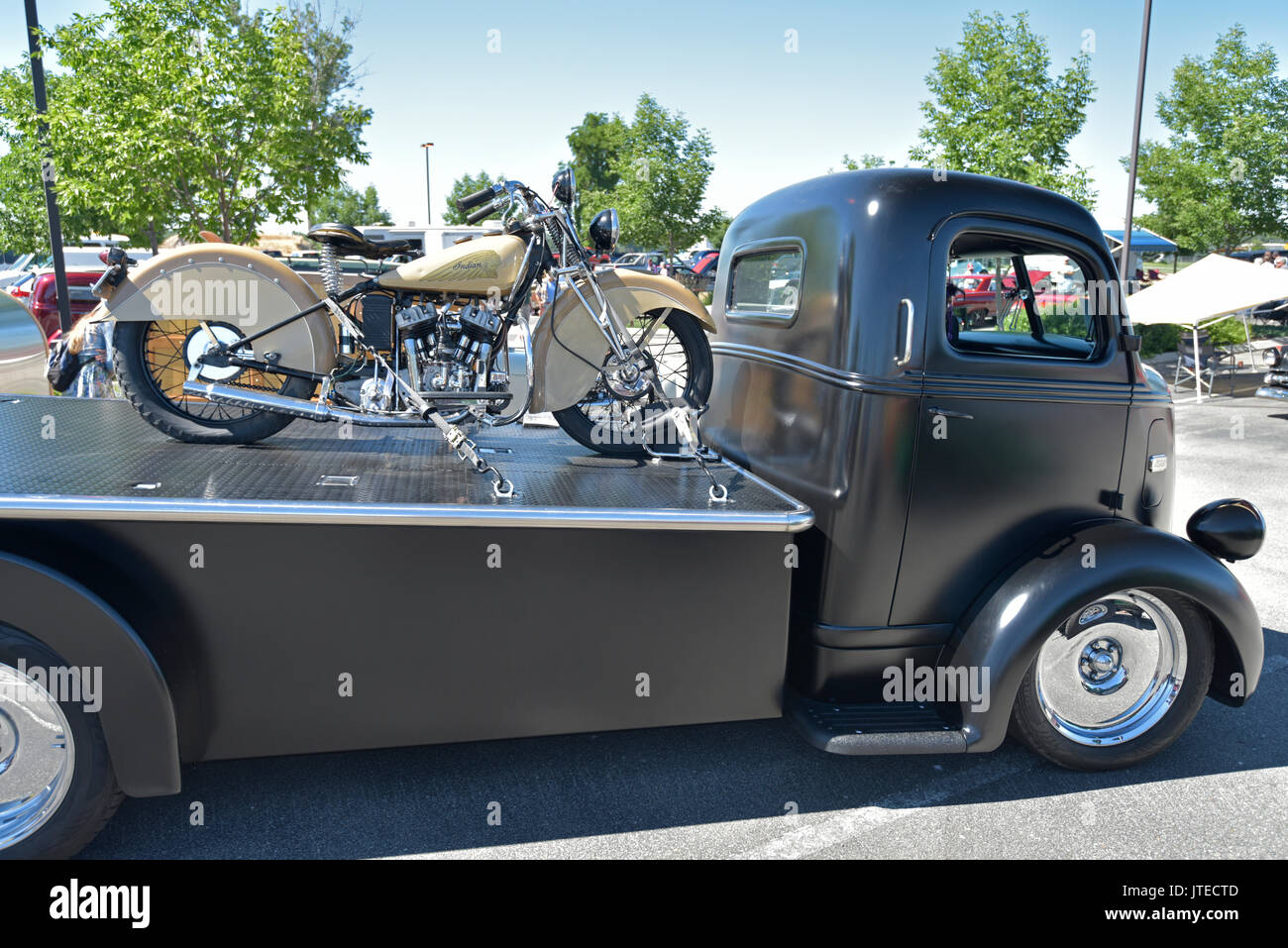Indian Motorcycle, Car Show, Eagle, Idaho, USA Stock Photo - Alamy