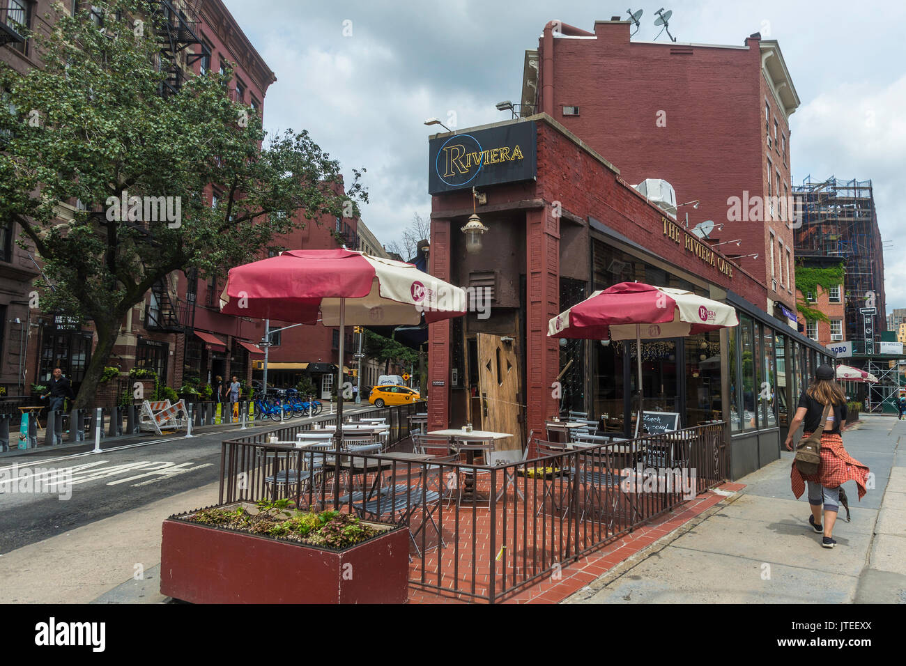 New York, NY, USA - 8 August 2017 - The Riviera Cafe and Sports Bar ...