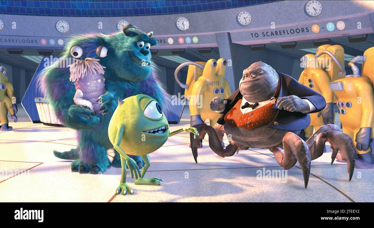 Sulley Mike Film Title Monsters Inc High Resolution Stock Photography ...
