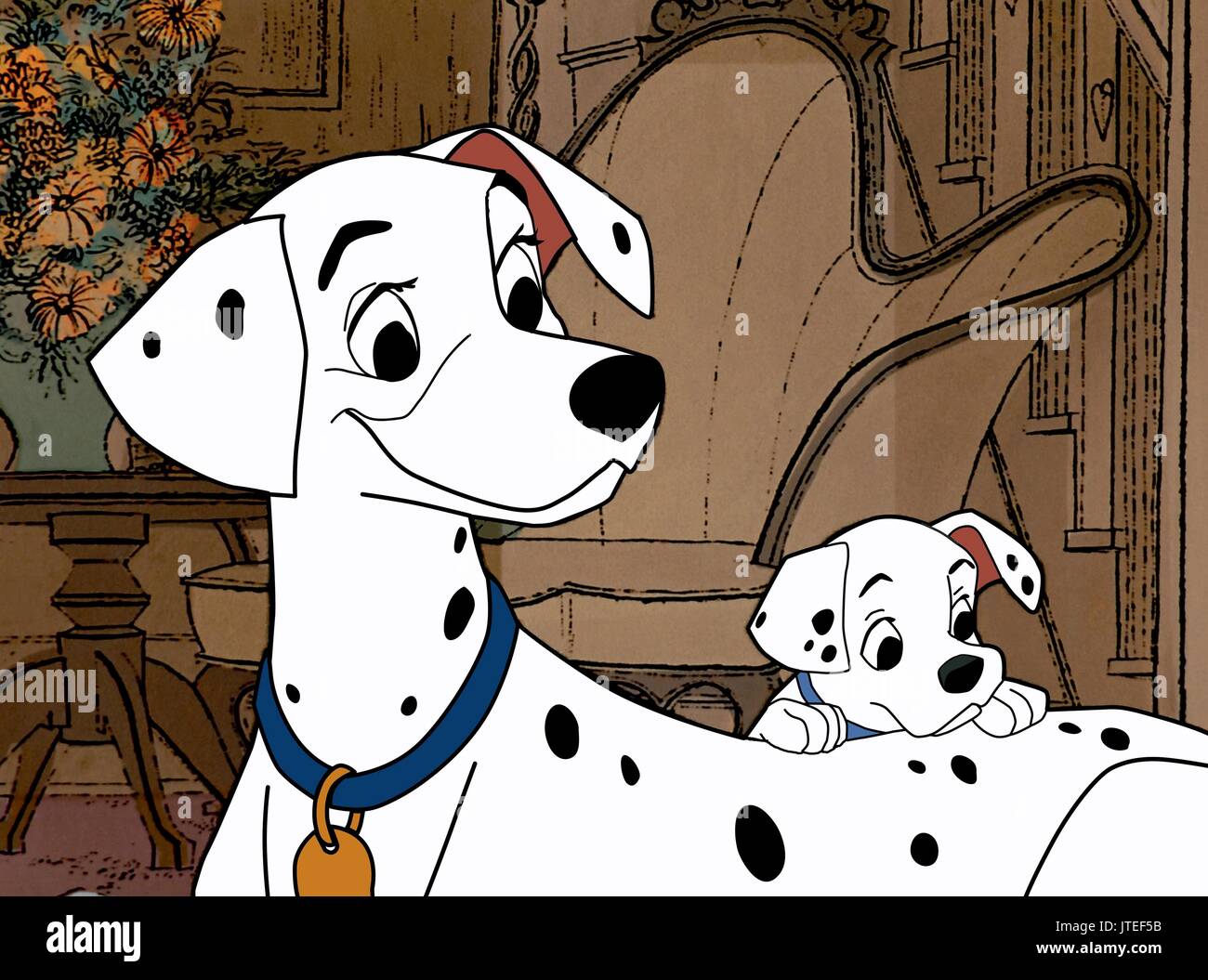 PERDITA & PUPPY ONE HUNDRED AND ONE DALMATIANS; 101 DALMATIANS (1961 ...