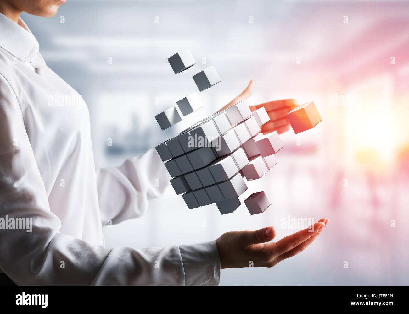 Deep analyzing and problem solving concepts Stock Photo - Alamy