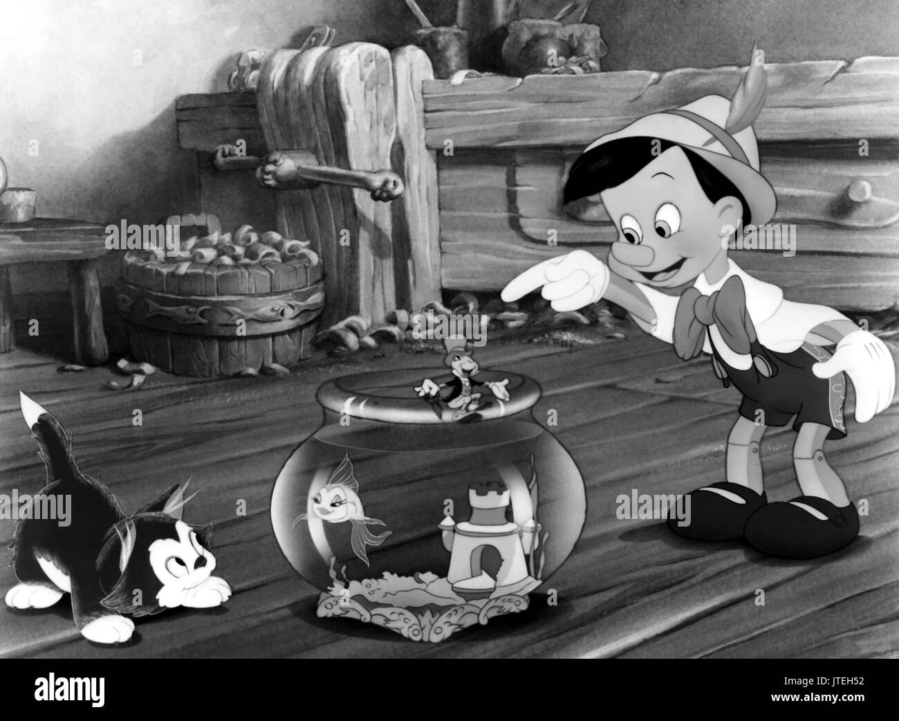 Pinocchio Black And White