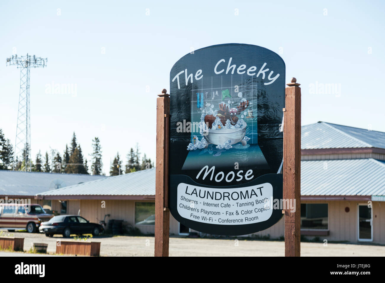 The Cheeky Moose Laundromat, Town, Anchor Point, Kenai Peninsula ...