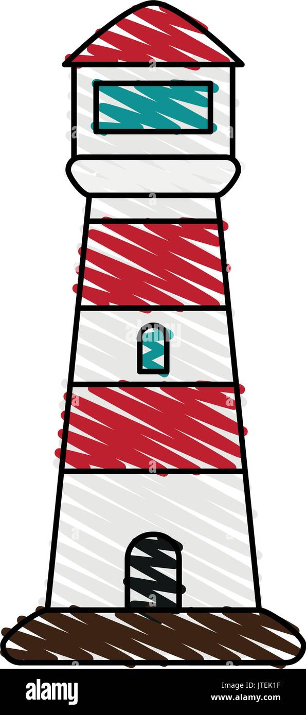 striped lighthouse icon image Stock Vector Image & Art - Alamy