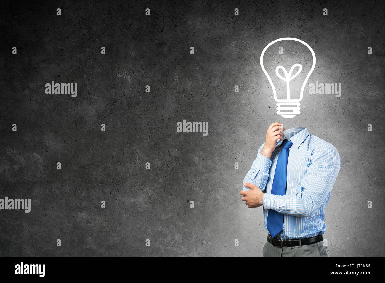 Man thinking over his idea Stock Photo - Alamy