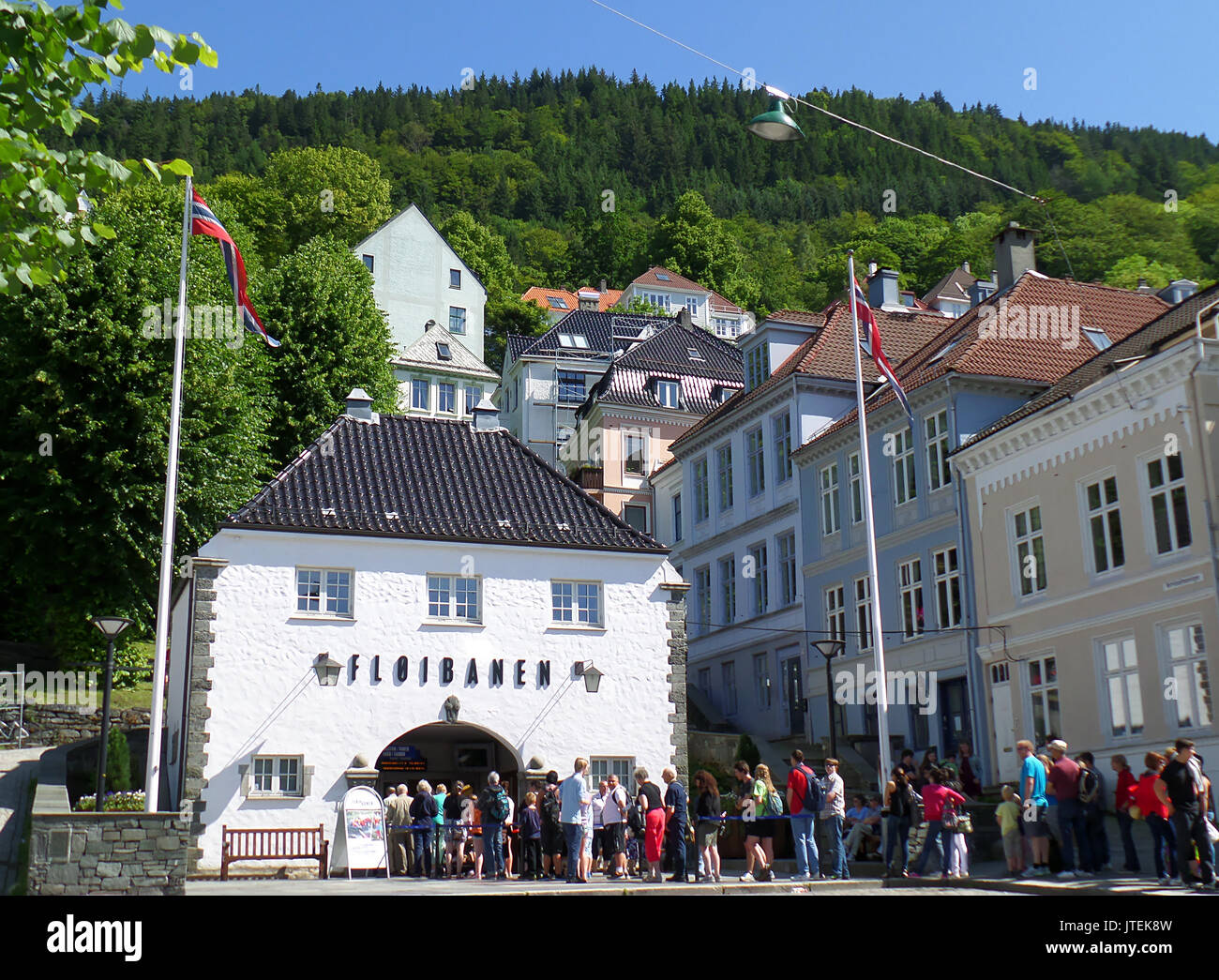 Floibanen station bergen hi-res stock photography and images - Alamy