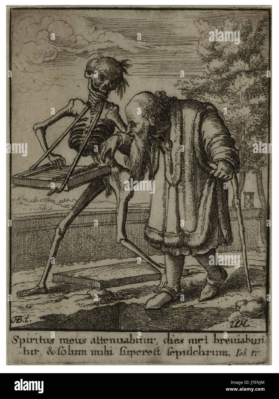 Wenceslas Hollar Old man (State 2 Stock Photo - Alamy