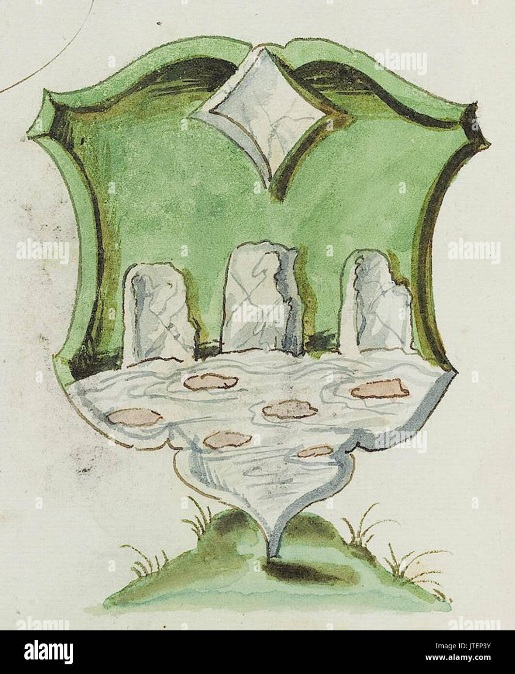 Wolleber Chorographia Mh6 1 0156 Wappen Stock Photo - Alamy