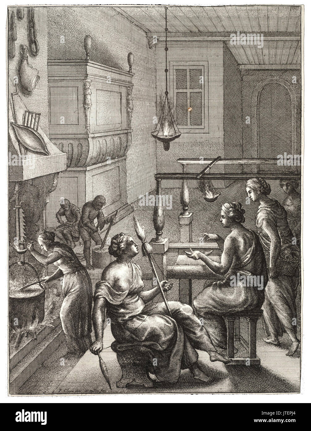 Everyday life 17th century women hi-res stock photography and images ...