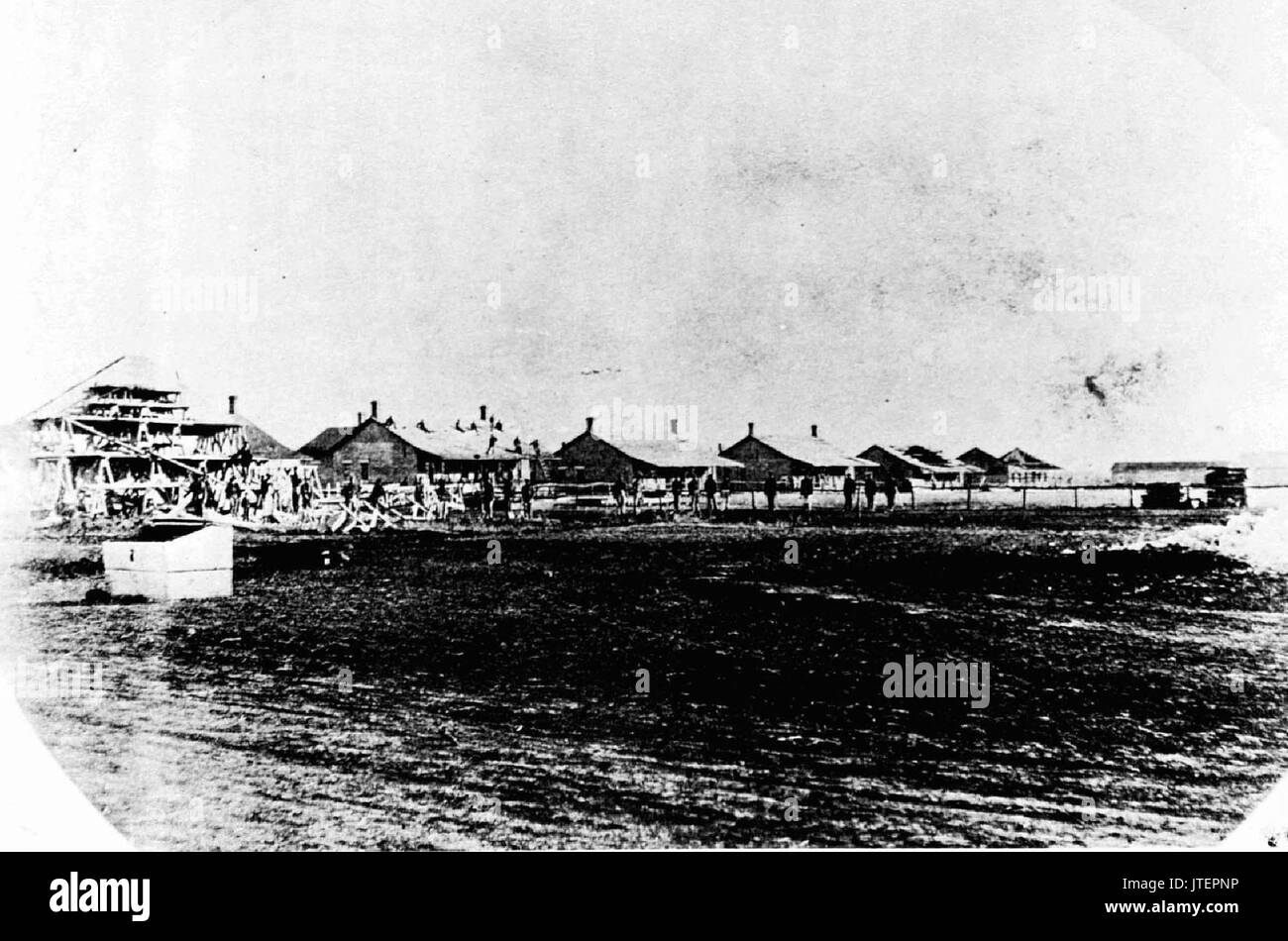 William S. Soule Fort Sill under construction Stock Photo - Alamy