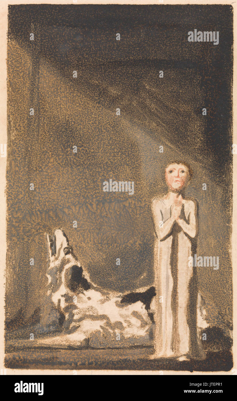 William Blake The First Book of Urizen, Plate 24 (Bentley 26 Stock ...