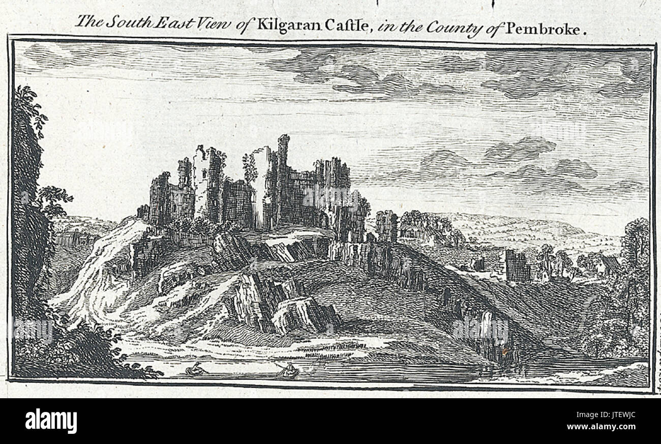 Pembroke castle drawing hi-res stock photography and images - Alamy