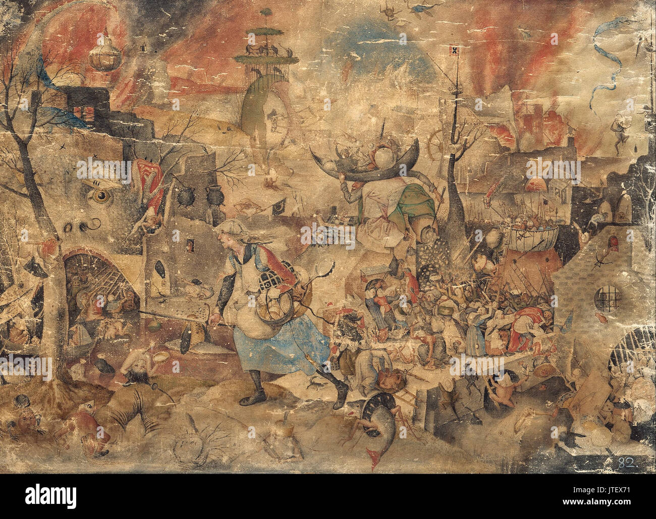 Pieter Brueghel the Elder Dulle Griet (Mad Meg Stock Photo - Alamy