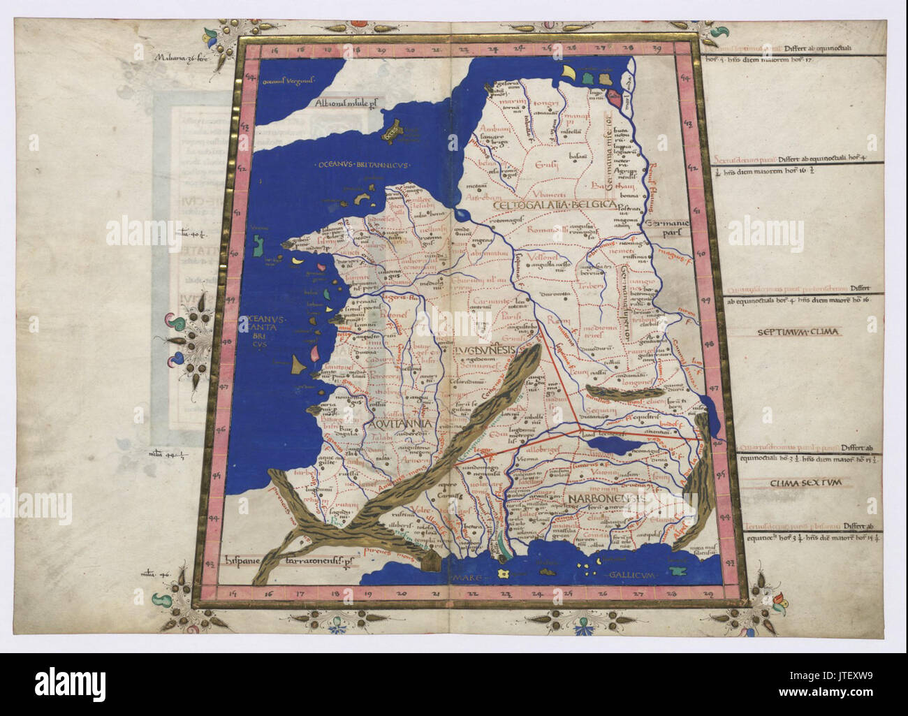 Ptolemy map hi-res stock photography and images - Alamy