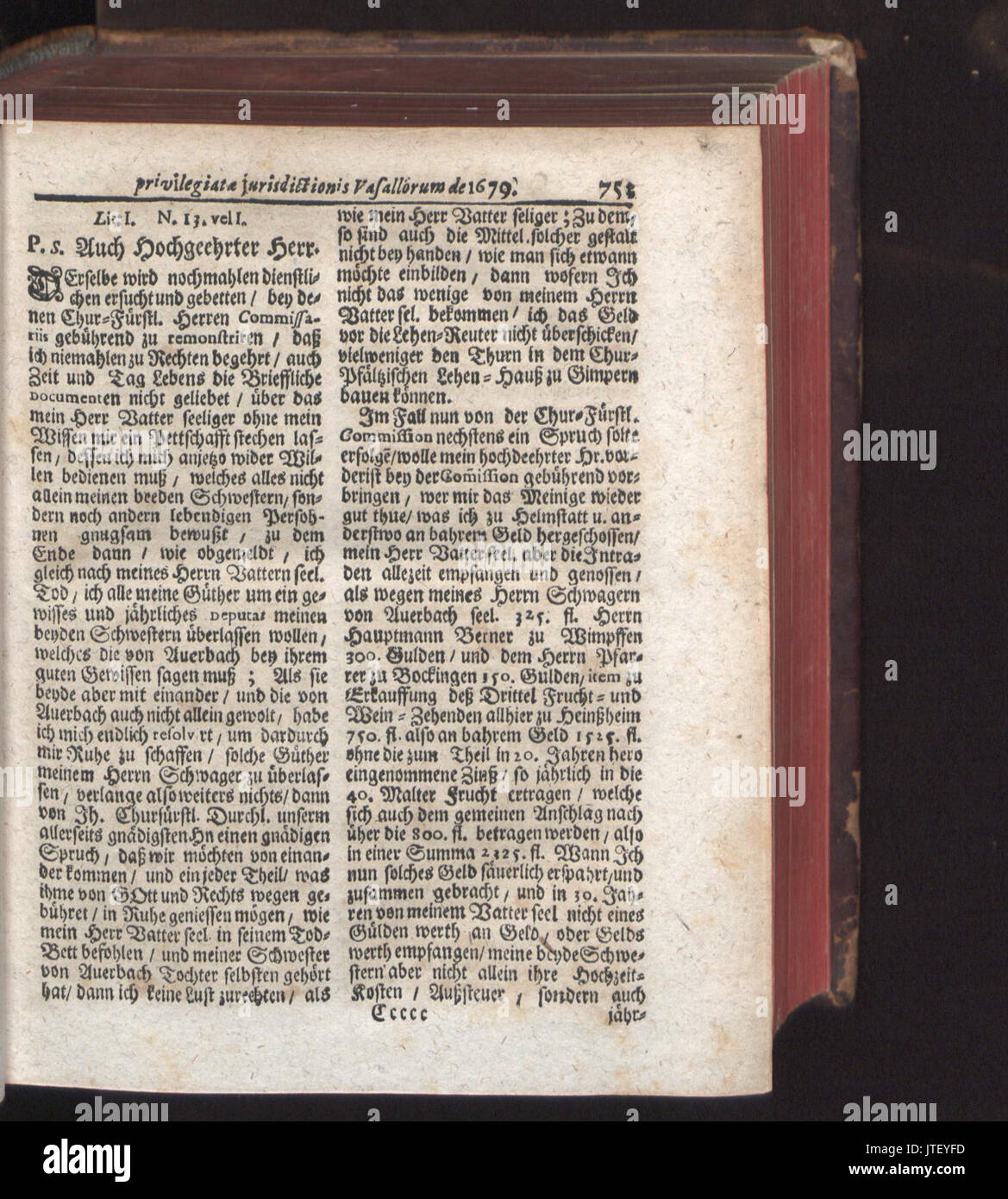 Reichs Ritter Archiv II 0753 Stock Photo - Alamy