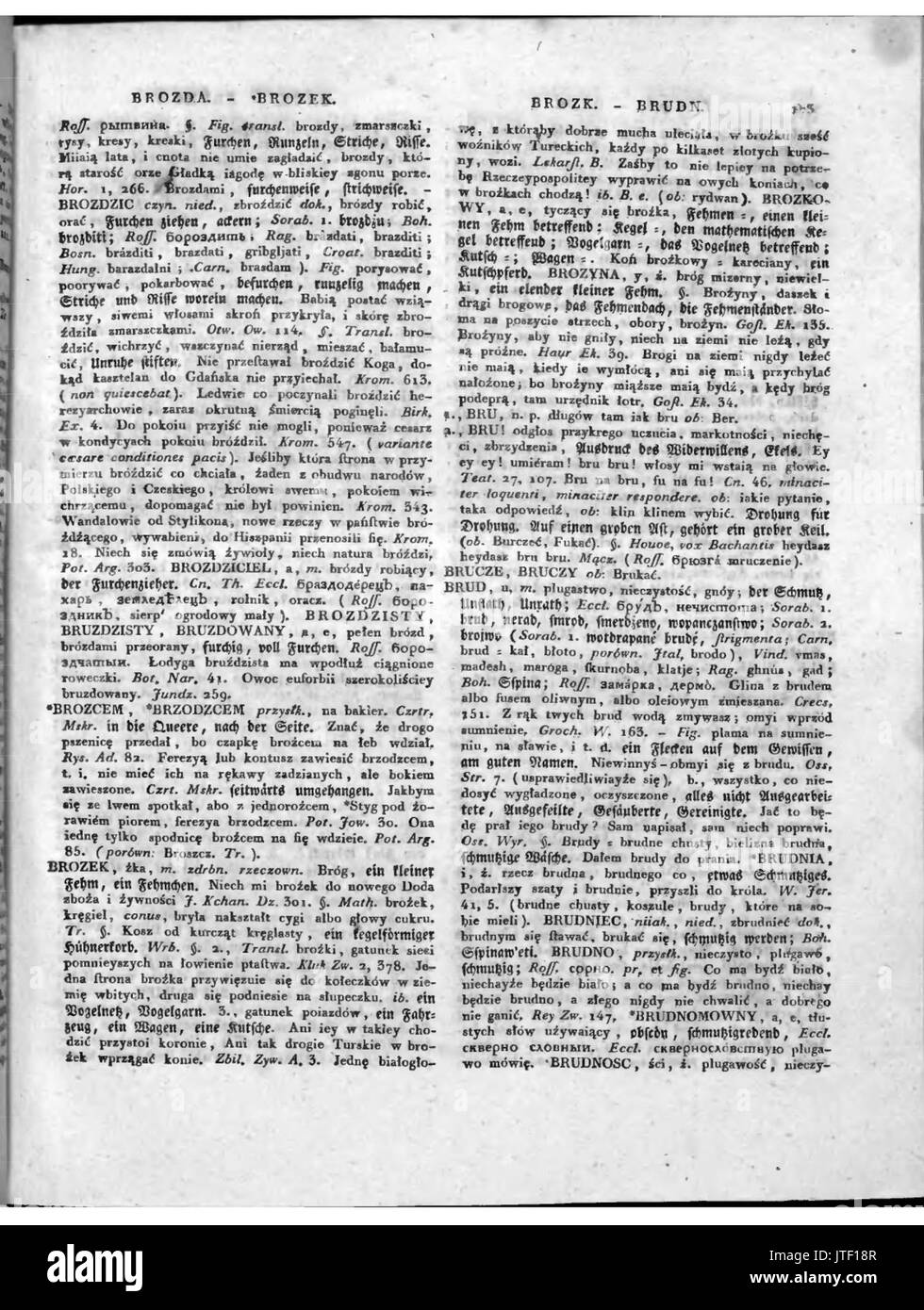 Slownik jezyka polskiego tom 1 173 Stock Photo - Alamy