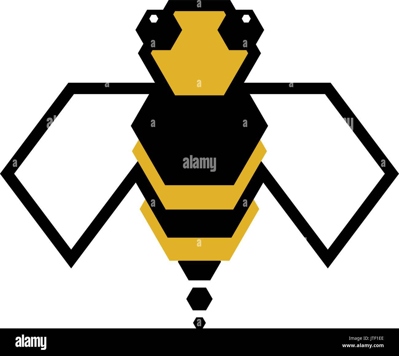Bee wing detail Stock Vector Images - Alamy